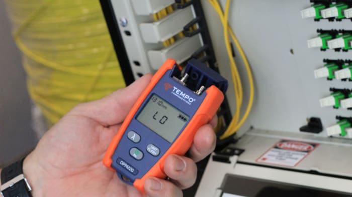 55500026 Tempo | Tempo OPM220 Single Mode & Multimode Fibre Optic Power ...