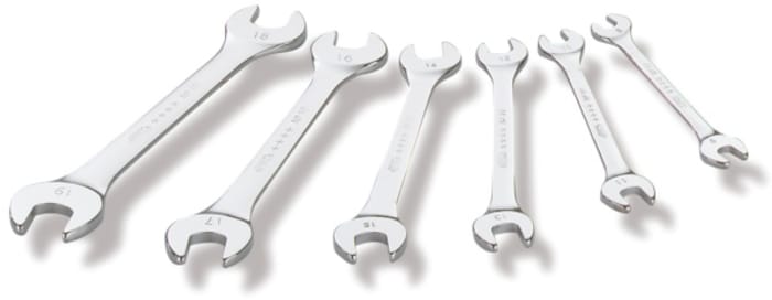 10N-J6P SAM | SAM 6-Piece Open Ended Spanner Set, 8 x 9 → 18 x 19 mm ...