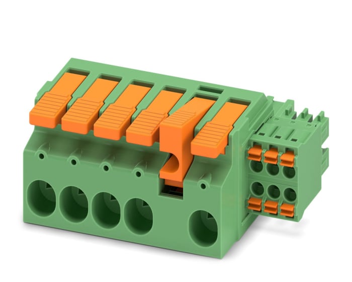 1717005 Phoenix Contact | Phoenix Contact, 7.62mm Pitch, LPCH 6, 11 Way, , Pluggable Terminal ...