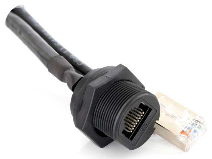 RS PRO | RS PRO Female to Male RJ45 Connector, Panel Mount, Cat6 ...