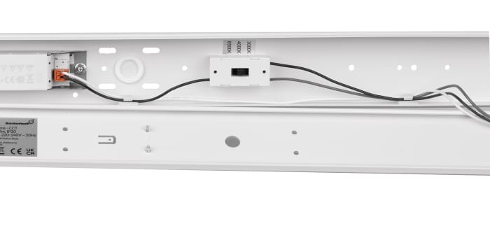 RS PRO | RS PRO 30W LED Batten Light, 220 → 240 V Batten Emergency, 1 ...