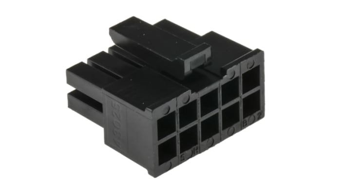43025-1000 Molex | Molex, Micro-Fit 3.0 Female Connector Housing, 3mm Pitch, 10 Way, 2 Row | 233 ...