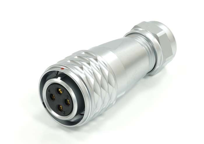 RS PRO | Conector circular RS PRO hembra de 4 vías hembra, montaje ...