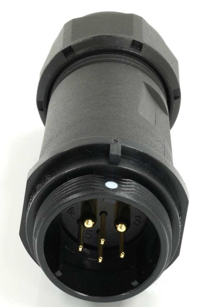 RS PRO | Conector circular RS PRO hembra de 6 vías macho, montaje aéreo ...