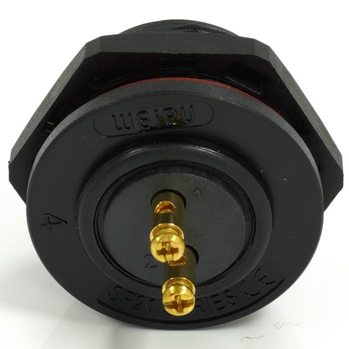 RS PRO | RS PRO Circular Connector, 2 Contacts, Rear Mount, 21 mm ...