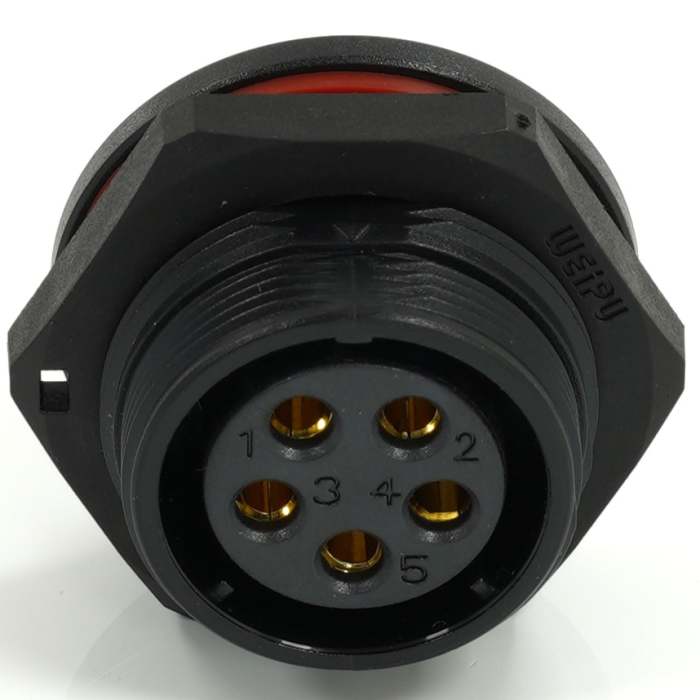RS PRO | Conector circular RS PRO Conector hembra 21 mm serie SP21 de 5 ...