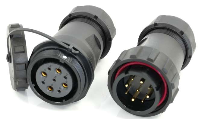 RS PRO | Conector circular RS PRO macho, hembra de 9 vías Hembra, Macho ...