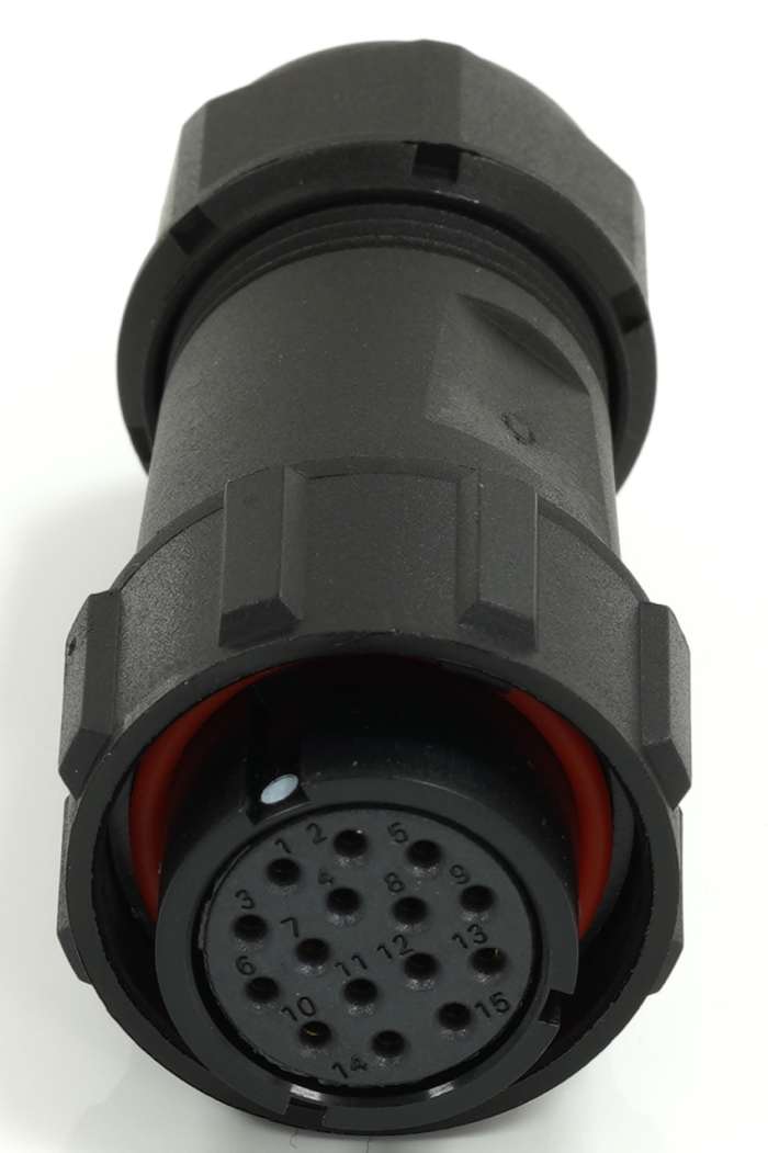 RS PRO | Conector circular RS PRO macho de 15 vías hembra, montaje ...