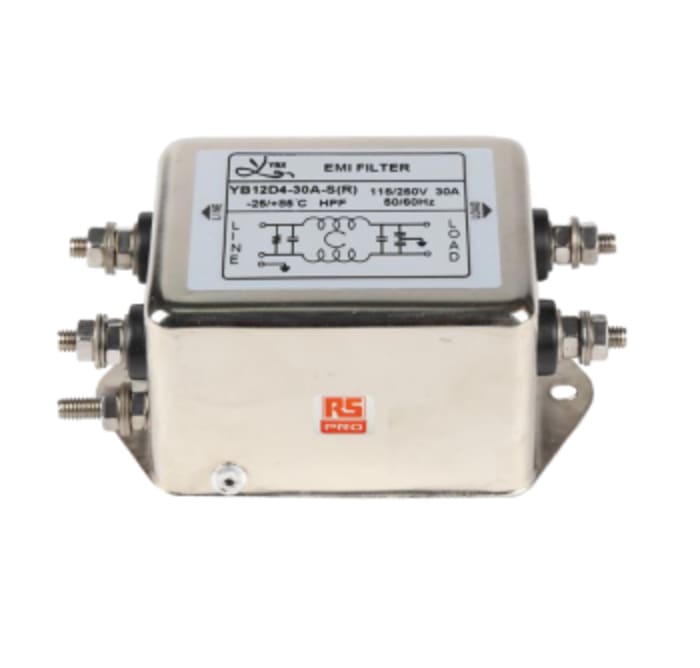 RS PRO | RS PRO 30A 115/250 V ac 50/60Hz, Chassis Mount Power Line ...