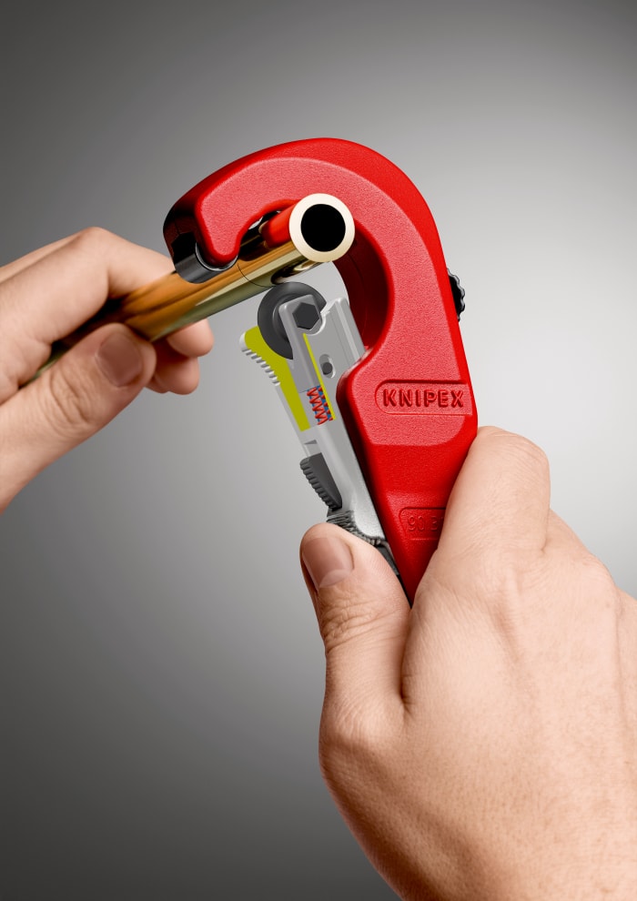 90 31 02 BK Knipex | Knipex TubiX® Pipe cutter 6 → 35 mm, Cuts Special ...