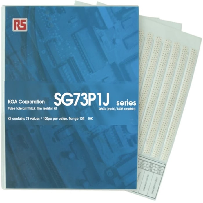 SG73P1JT-KIT1 KOA | KOA, SG73P Thick Film, Surface Mount 73 Resistor ...
