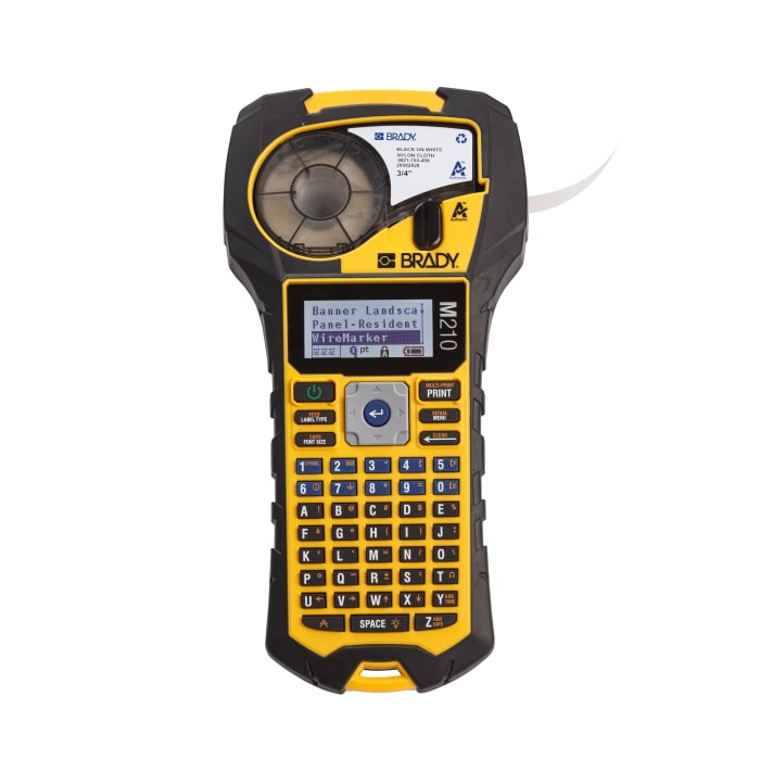 M210-ELEC-KIT EU Brady | Brady M210 Handheld Label Printer Kit, 19.05mm ...