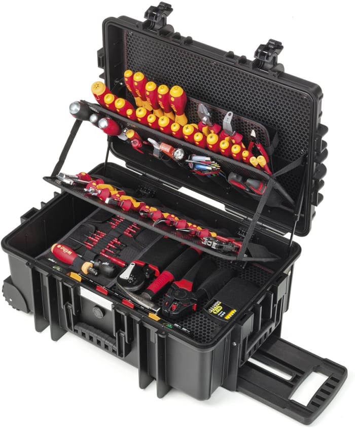 42069 Wiha | Wiha 116 Piece Electricians Tool Kit with Case, VDE ...