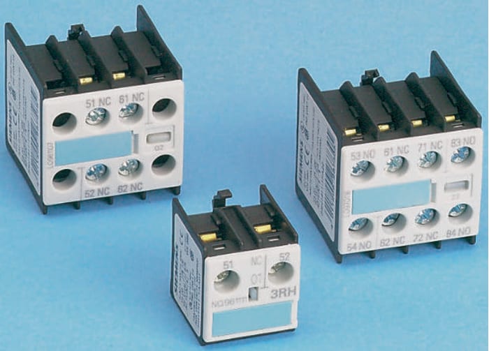 3RH2911-1AA10 Siemens | Siemens Auxiliary Contact, 1 Contact, 1NO, Snap ...