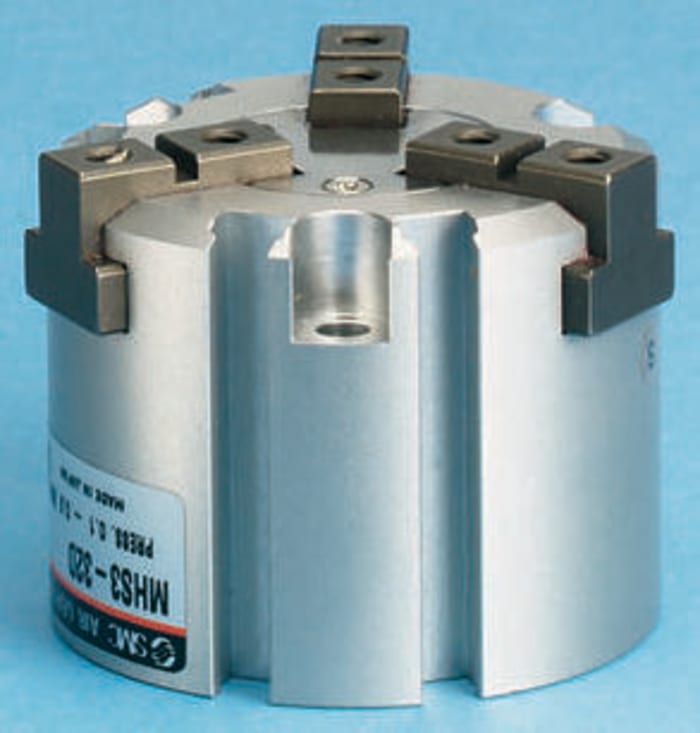 MHS3-40D SMC | SMC 3 Finger Double Action Pneumatic Gripper, MHS3-40D ...