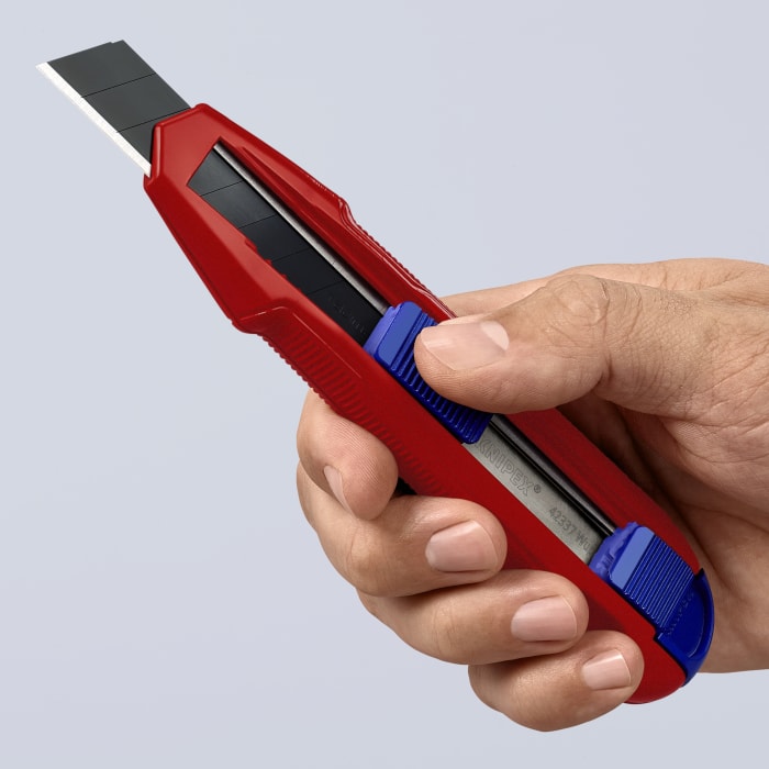 90 10 165 BK Knipex | Knipex Knife with Cutter Blade Blade Retractable ...