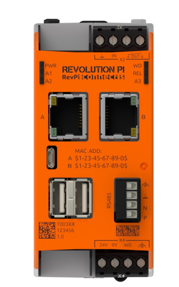 PR100363 Revolution PI | Ordenador industrial Revolution PI RevPi Connect S, con 16 GB (Flash ...