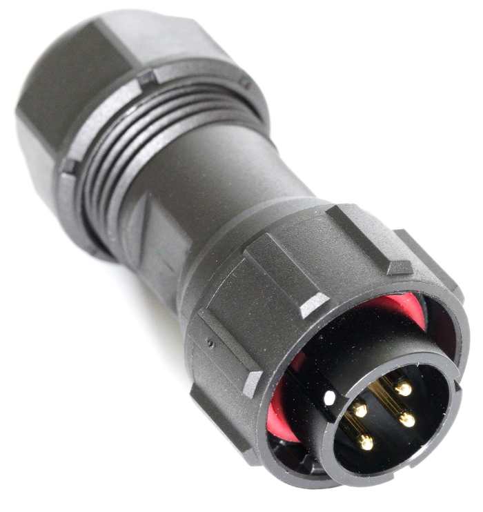 RS PRO | Conector circular RS PRO macho de 3 vías macho, montaje aéreo ...
