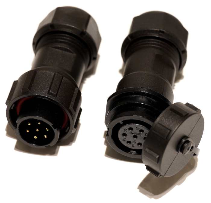 RS PRO | Conector circular RS PRO macho de 4 vías macho, montaje aéreo ...