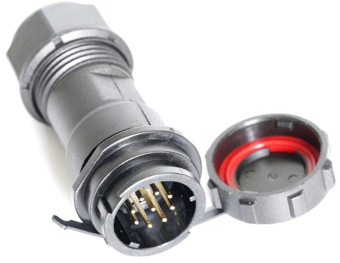 RS PRO | Conector circular RS PRO macho de 9 vías macho, montaje aéreo ...