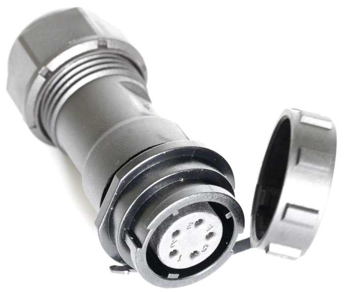 RS PRO | Conector circular RS PRO hembra de 5 vías hembra, montaje ...