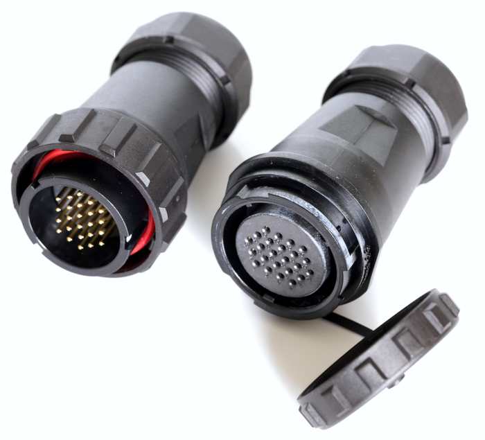 RS PRO | Conector circular RS PRO macho, hembra de 24 vías Hembra ...