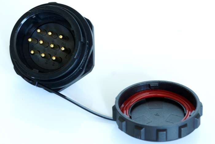 RS PRO | Conector circular RS PRO macho de 10 vías macho, Montaje en ...