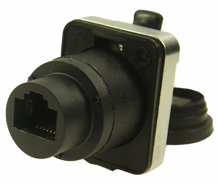 RS PRO | RS PRO XLR Series RJ45 Connector Female, Feed Through, Cat5e ...