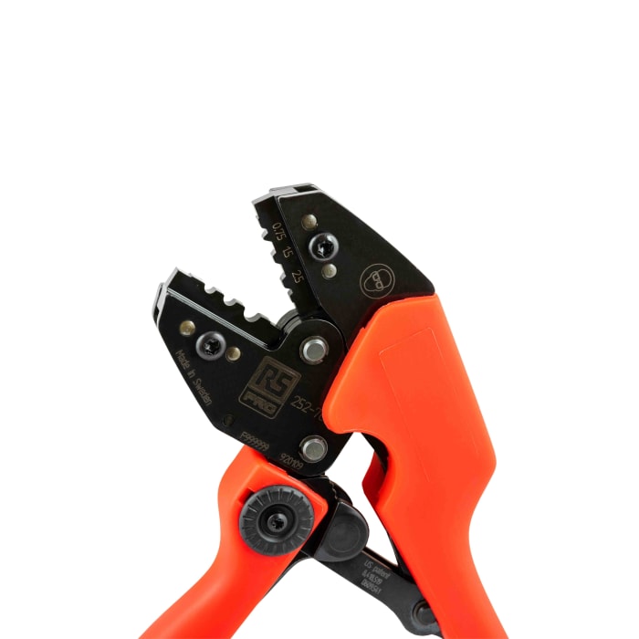 RS PRO | RS PRO Hand Ratcheting Crimp Tool for Tubular Cable Lugs, 0.75 ...