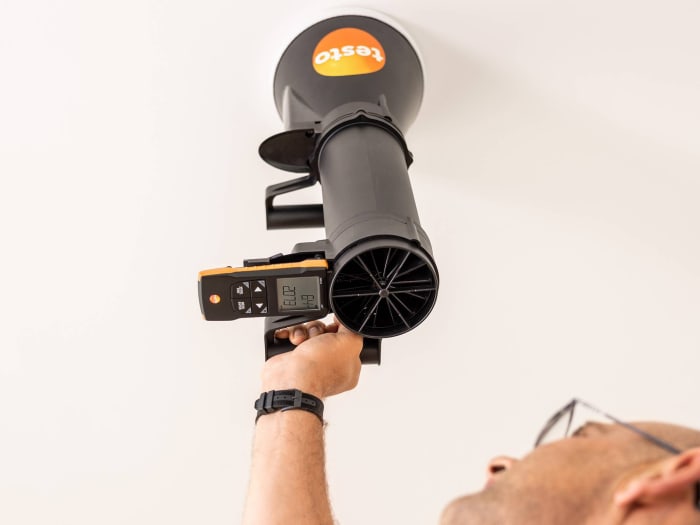 0563 2417 Testo | Testo 417 Set 2 Vane Anemometer, 20m/s Max, Measures ...