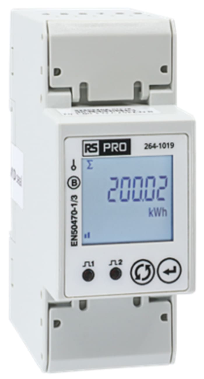 RS PRO | Medidor de energía RS PRO, display LCD, precisión ±0,5 ...