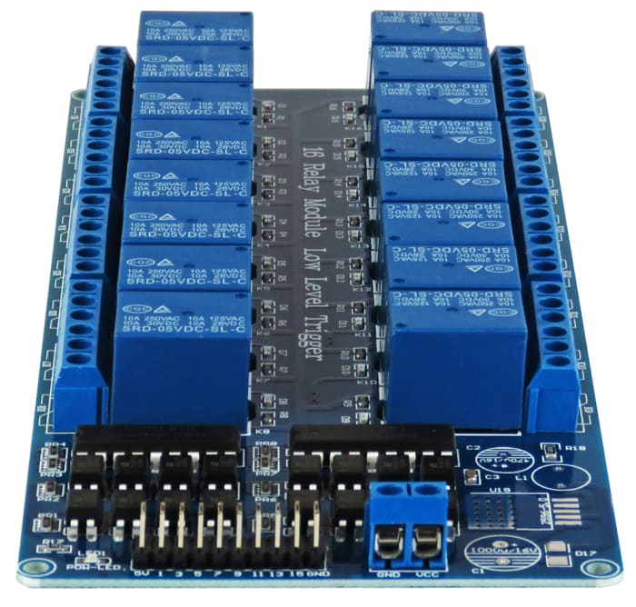 TTL-RELAY16-5V Seeit | Cuadro de interfaces Relé Seeit TTL-RELAY16-5V ...