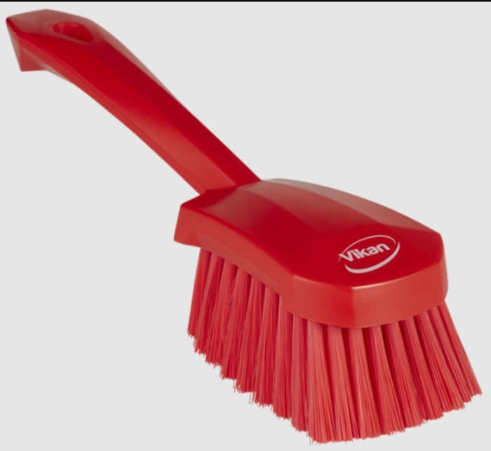 41984 Vikan | Vikan Red Hand Brush for Brushing Dry, Fine Particles ...