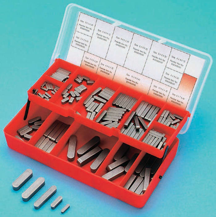 RS PRO | RS PRO 20 x 6 x 6mm Steel Feather Key | 302-4144 | RS