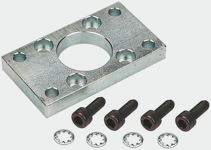 RS PRO | RS PRO Flange, For Use With Cylinder, To Fit 32mm Bore Size ...