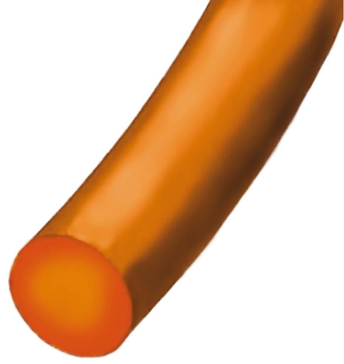 RS PRO | RS PRO 5 m 3 mm diameter Orange Round Polyurethane Belt for ...