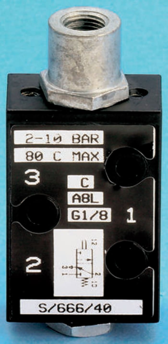 S/667/40 Norgren | Norgren 3/2 Pneumatic Solenoid Valve - Pilot/Spring ...