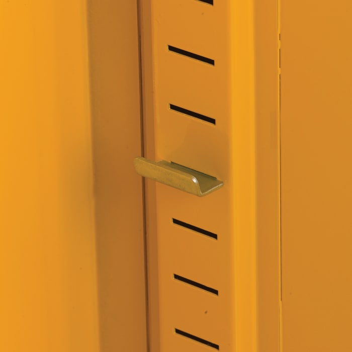 RS PRO | RS PRO Yellow Steel Lockable 1 Door Hazardous Substance ...
