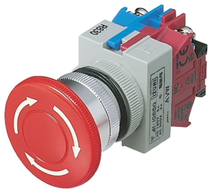 Avw401 R Idec Idec Tw Series Twist Release Emergency Stop Push Button