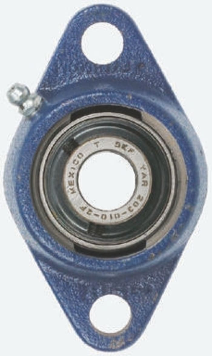 FYTB 15 TF SKF | 2 Hole Flange Bearing Unit, FYTB 15 TF, 15mm ID | 339-8546 | RS Components