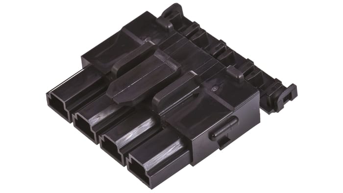 42816-0412 Molex | Molex, Mini-Fit Sr Receptacle Connector Housing, 10mm Pitch, 4 Way, 1 Row ...