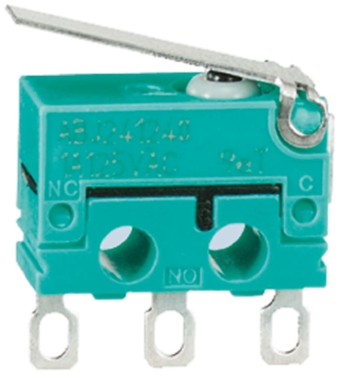 ABS141240 Panasonic | Panasonic Hinge Lever Micro Switch, Solder ...