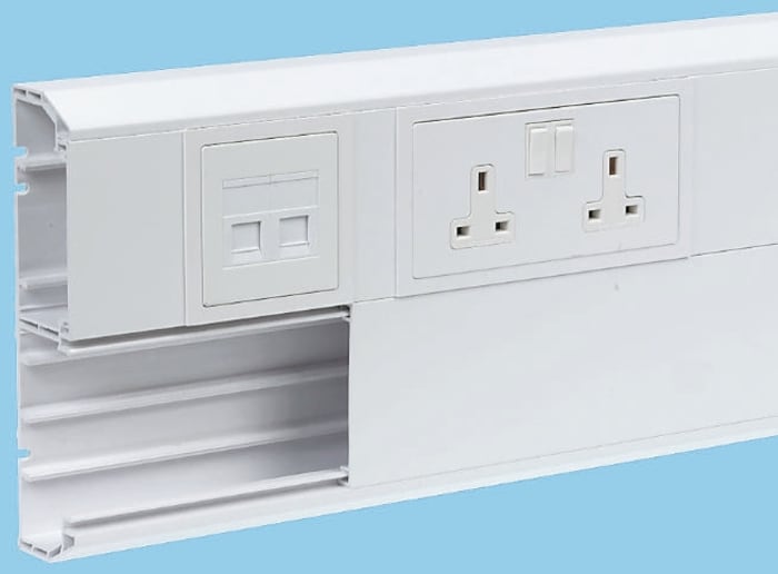 EP2W Schneider Electric | Schneider Electric EP White Dado Trunking ...