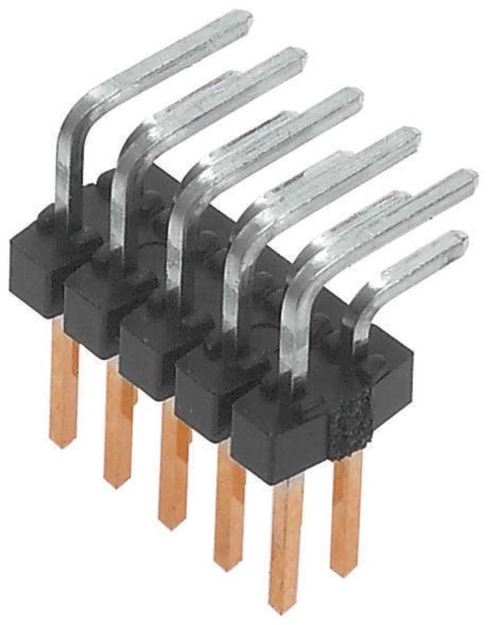 90122-0766 Molex | Molex C-Grid III Series Right Angle Through Hole Pin Header, 12 Contact(s), 2 ...