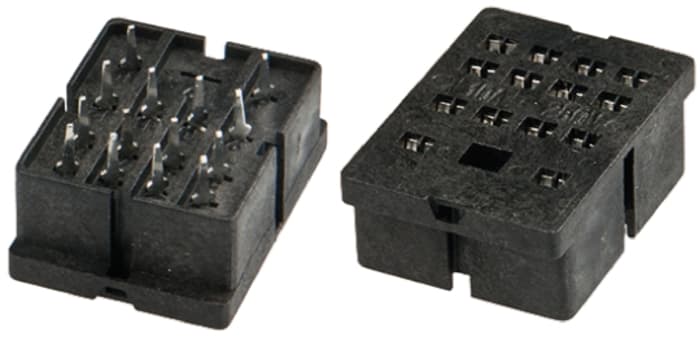 PY14-02 Omron | Omron 14 Pin 250V ac PCB Mount Relay Socket, for use ...