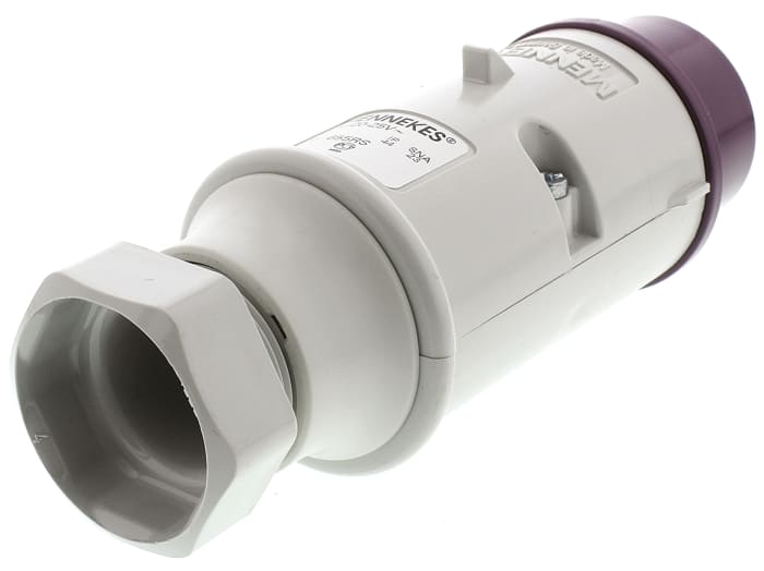 655A MENNEKES | MENNEKES IP44 Purple Cable Mount 2P Industrial Power ...