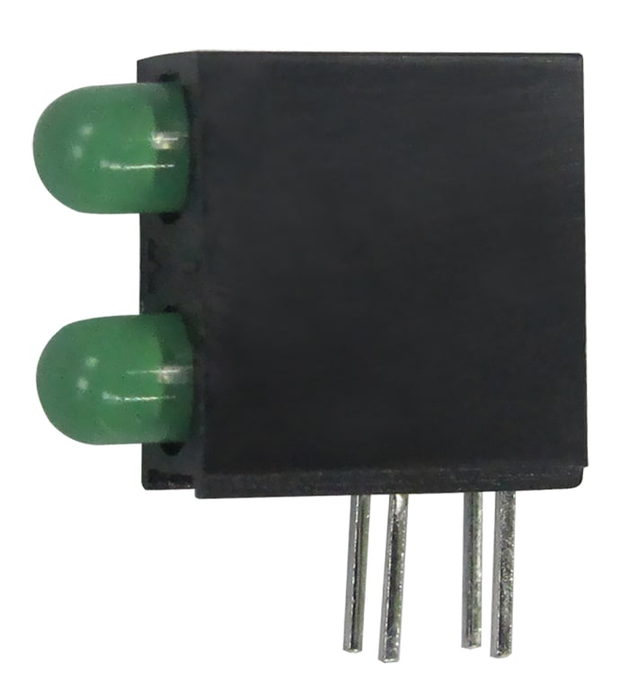 L-93A8EB/2GD Kingbright | Kingbright L-93A8EB/2GD, Green Right Angle ...