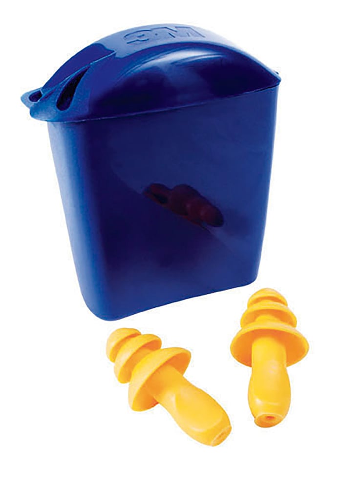 1261 3M | 3M 1261 Series Yellow Reusable Uncorded Ear Plugs, 25dB Rated ...