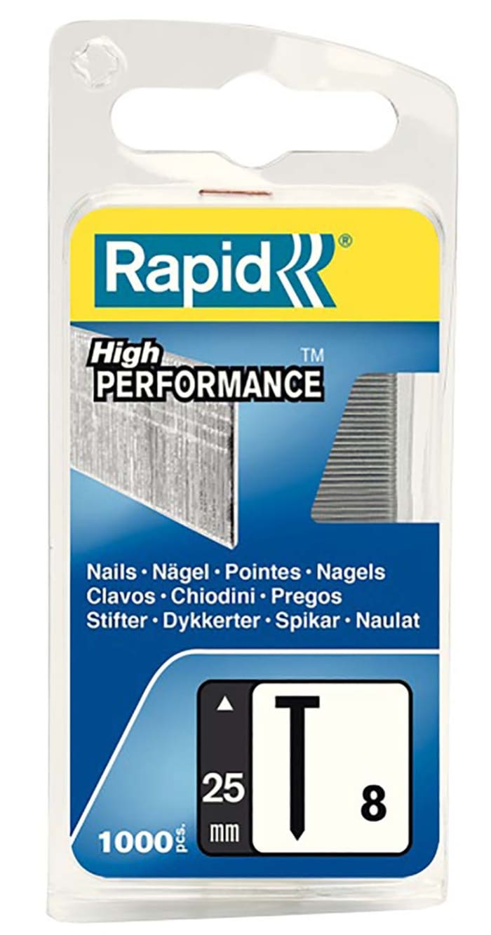 40109535 Rapid | Rapid Galvanised Galvanised Steel Nail; 25 mm x | 488 ...