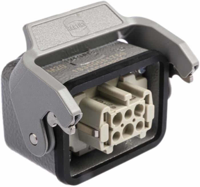 09330062701+19300061750 HARTING | HARTING Hood Kit, 6 Way, 16A, Female ...